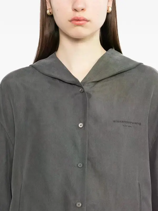 Alexander Wang Buttoned Oversized Jacket