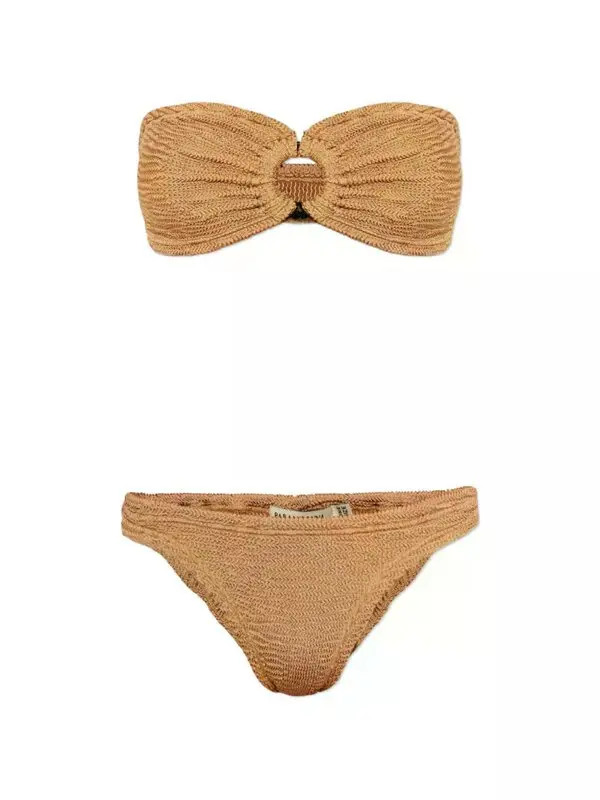 PARAMIDONNA Textured Bikini Set With Ring Detail