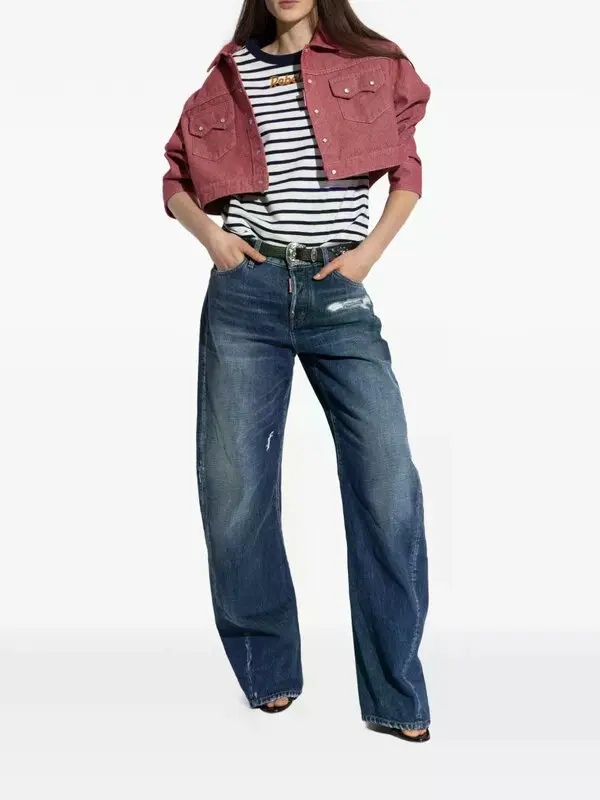 Dsquared2 Distressed Trousers - Blue