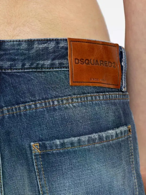 Dsquared2 Distressed Trousers - Blue