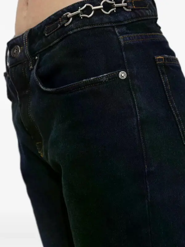 GOLDEN GOOSE Chain Detail Flared Jeans