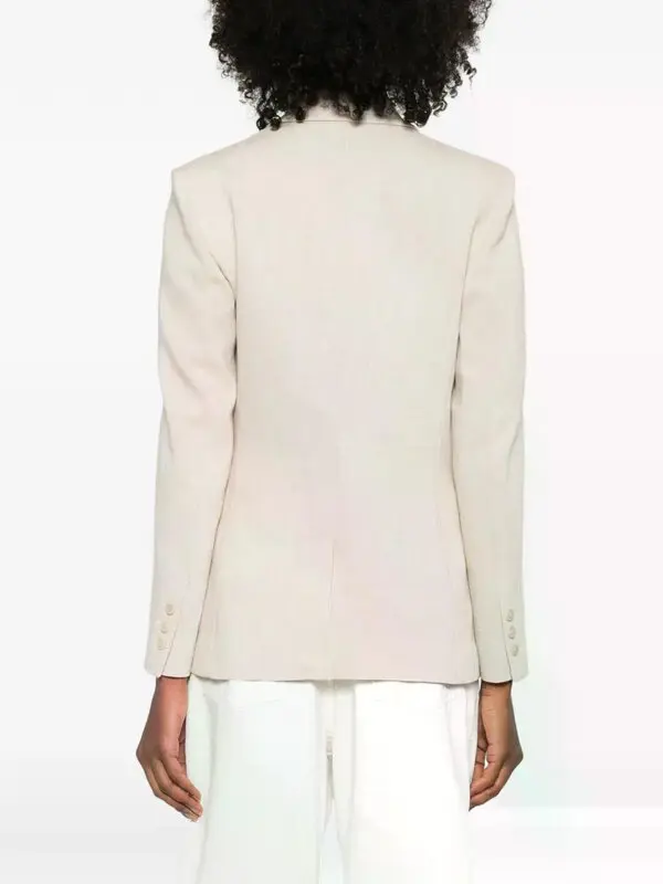 Maje Embellished Double-breasted Blazer - Neutrals