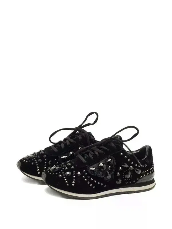 Tory Burch Crystal-embellished Sneakers