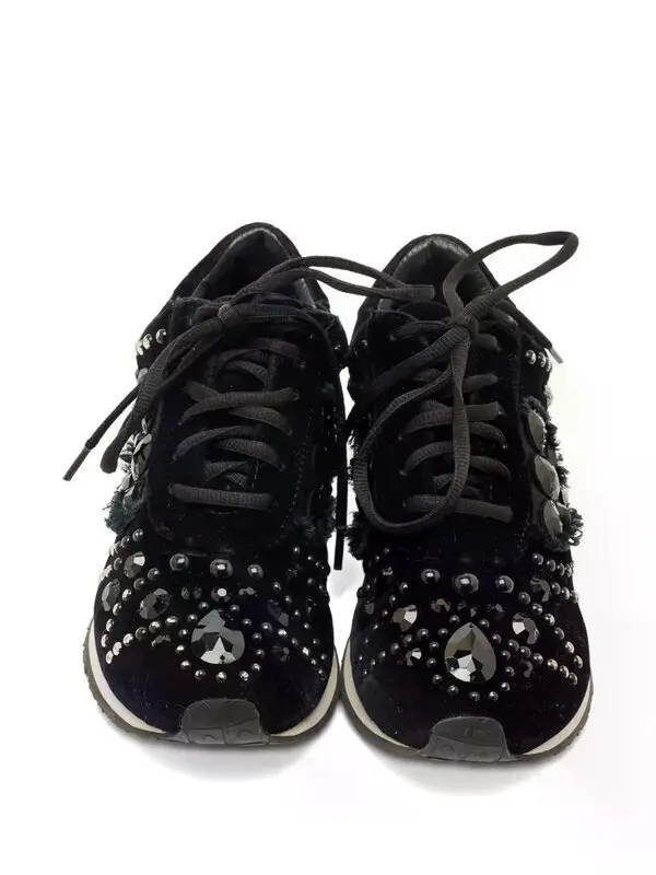 Tory Burch Crystal-embellished Sneakers