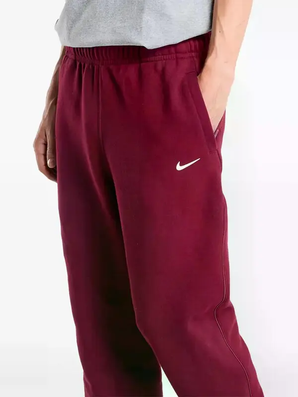 Nike Fleece Cuffed Sweatpants - Red