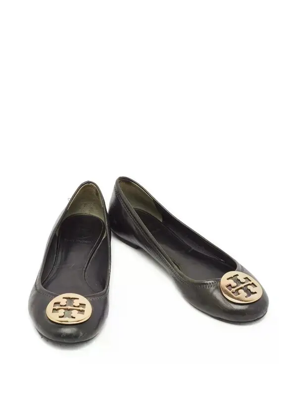 Tory Burch Minnie Logo-plaque Ballet Flats