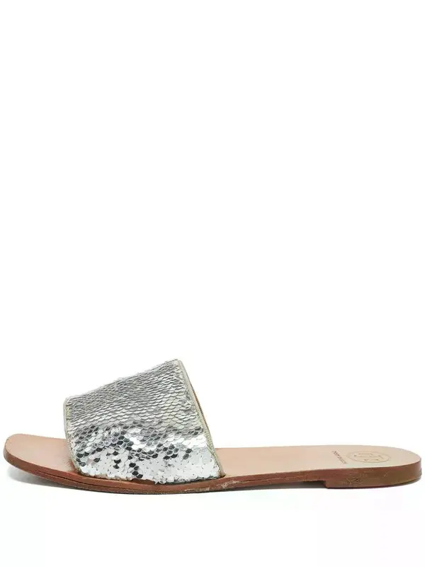 Tory Burch Sequin-embellished Flat Sandals