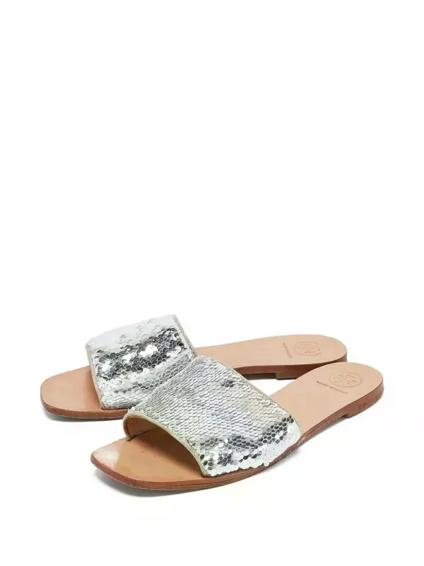 Tory Burch Sequin-embellished Flat Sandals