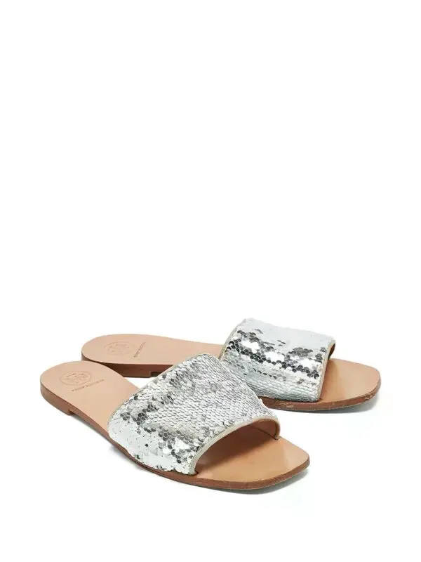 Tory Burch Sequin-embellished Flat Sandals