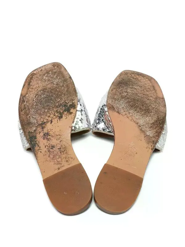 Tory Burch Sequin-embellished Flat Sandals