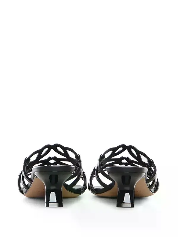 Loewe Anagram Knotted Heeled Sandals