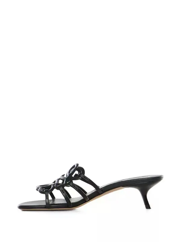 Loewe Anagram Knotted Heeled Sandals