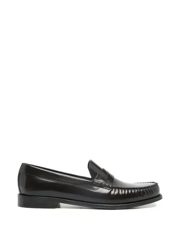 TOM FORD Penny-detail Flat Loafers