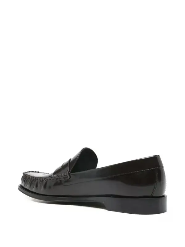 TOM FORD Penny-detail Flat Loafers