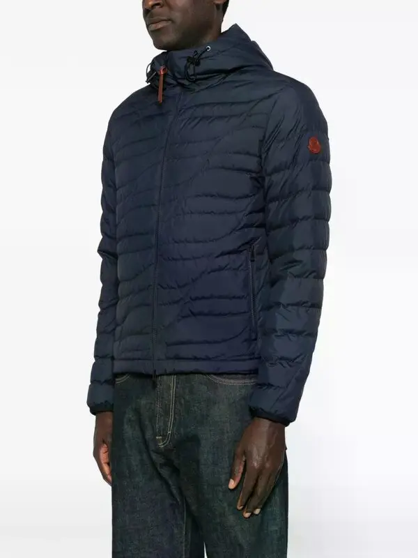 Moncler Hooded Zip-fastening Jacket - Blue