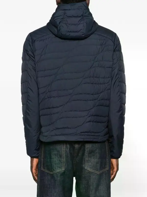 Moncler Hooded Zip-fastening Jacket - Blue