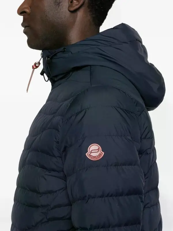 Moncler Hooded Zip-fastening Jacket - Blue