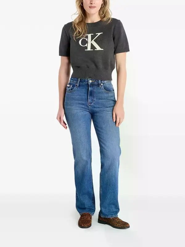 Calvin Klein High-rise Straight Jeans
