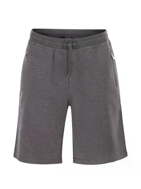 Brunello Cucinelli Elasticated-drawstring Shorts - Grey