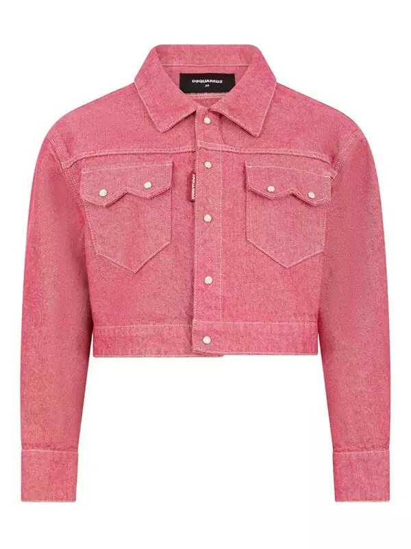Dsquared2 Boxy Denim Oxford Jacket