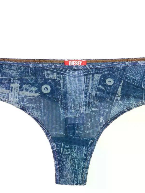 DIESEL® Printed Briefs - Blue