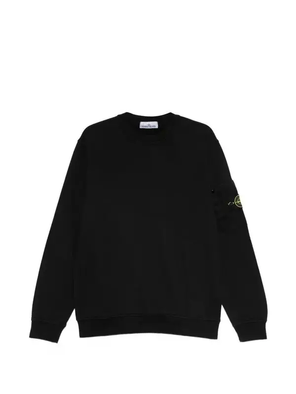 Stone Island Patch Pocket Sweatshirt - Black