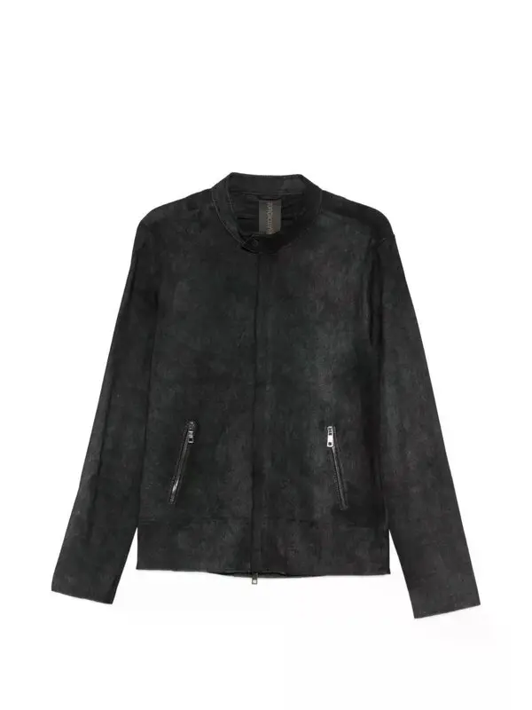 GIORGIO BRATO Zipped Leather Jacket