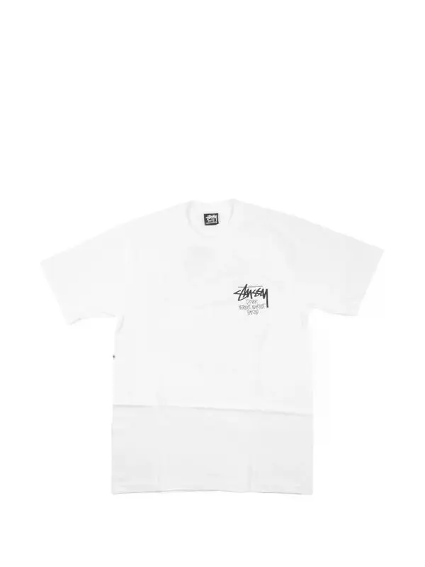 StÜssy Short-sleeve Crew-neck T-shirt - White