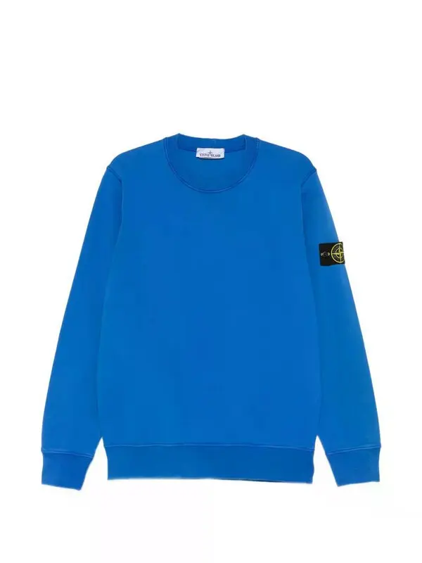 Stone Island Patch Crew Neck Sweatshirt