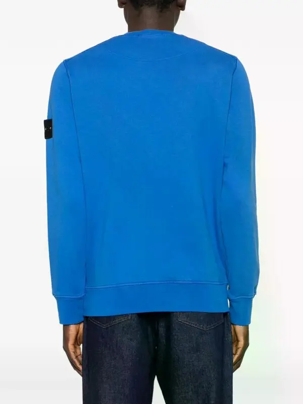 Stone Island Patch Crew Neck Sweatshirt