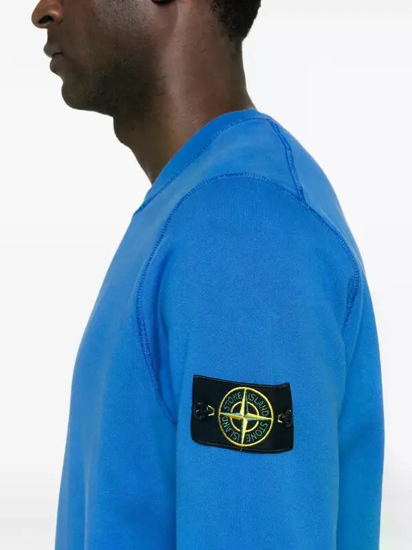 Stone Island Patch Crew Neck Sweatshirt