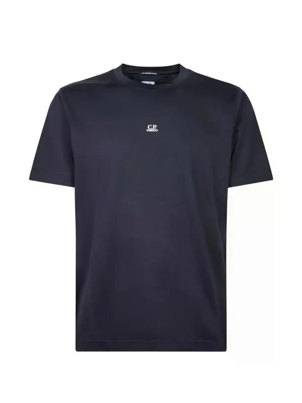 C.P. COMPANY Mercerized Jersey 70/2 Gasato Short Sleeve T-shirt - Blue
