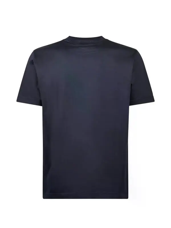 C.P. COMPANY Mercerized Jersey 70/2 Gasato Short Sleeve T-shirt - Blue