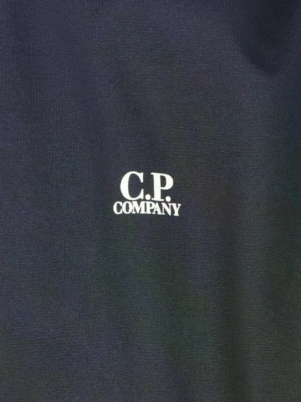 C.P. COMPANY Mercerized Jersey 70/2 Gasato Short Sleeve T-shirt - Blue