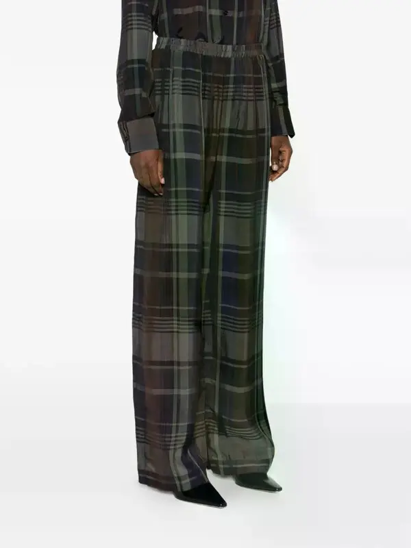 THE FRANKIE SHOP Baxter Sheer Trousers - Brown