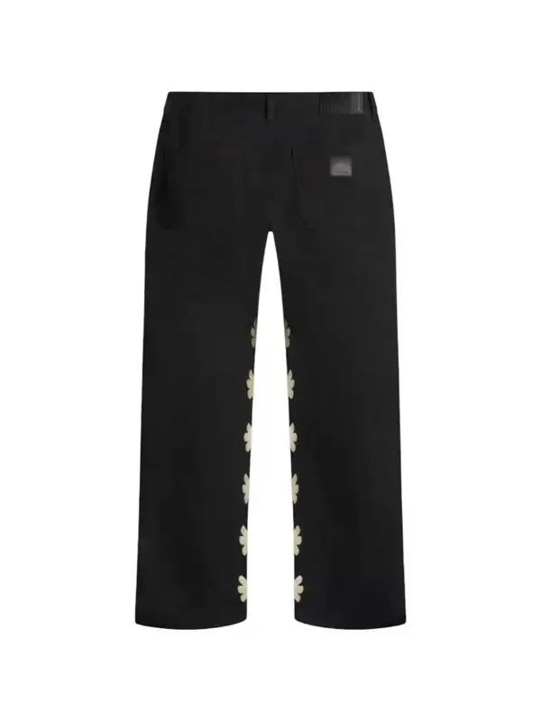 LOSTSHDWS Floral-detail Carpenter Jeans