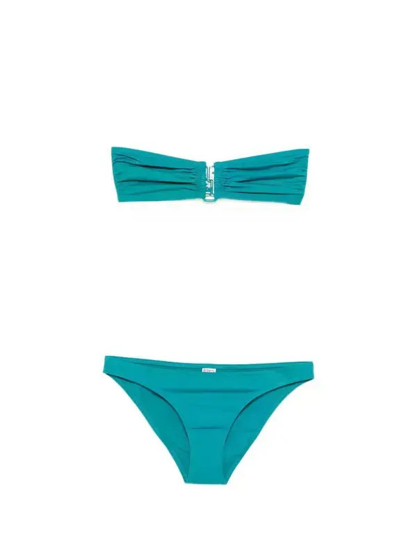 ERES Ruched Bikini Set - Blue