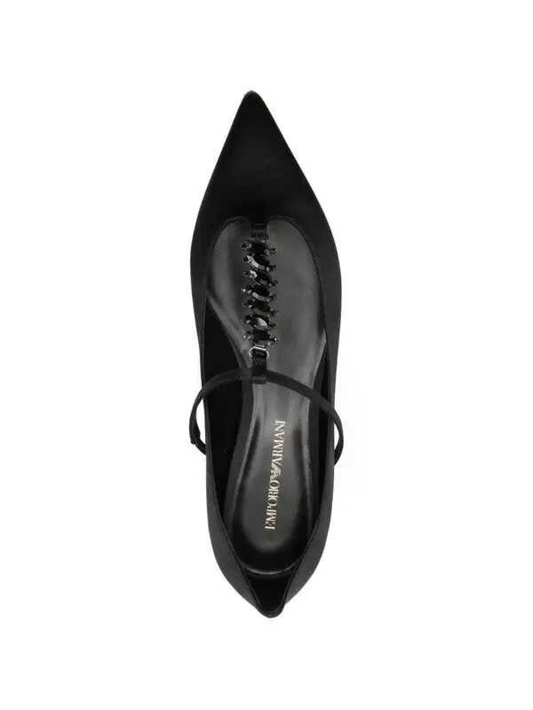 Emporio Armani Point-toe Flat Pumps