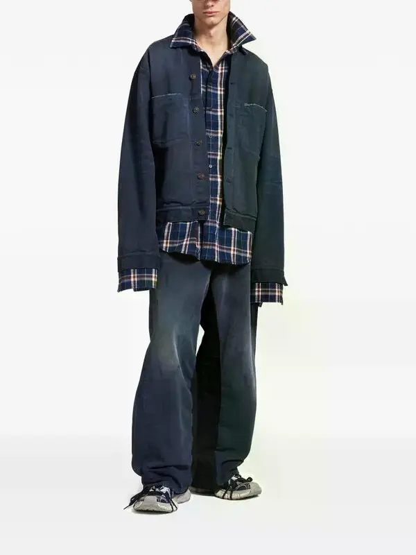 Balenciaga Patched Shirt Jacket