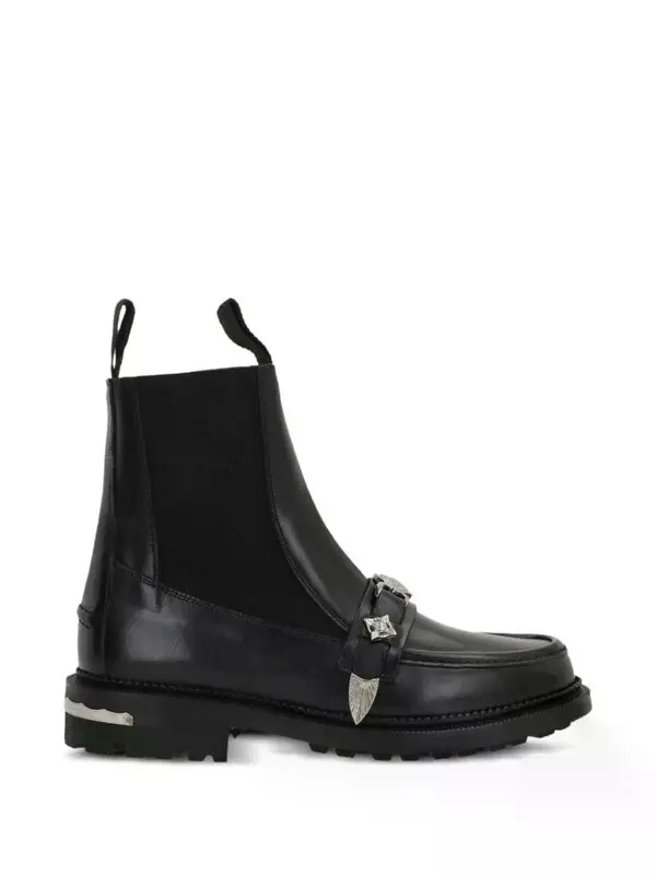 Toga Studded-strap Chelsea Boots