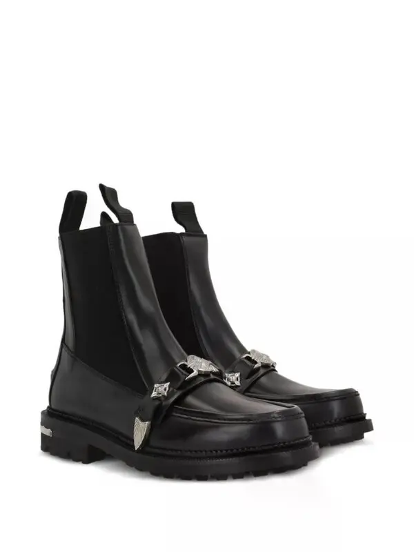 Toga Studded-strap Chelsea Boots
