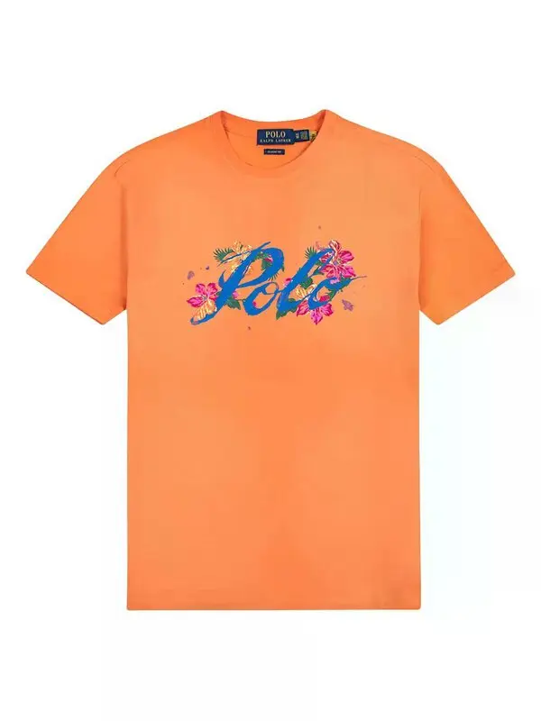 Polo Ralph Lauren Petals Cotton T-shirt - Orange