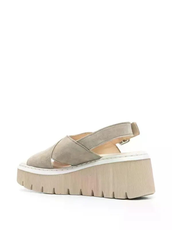 Gabor Cross-over Platform Sandals