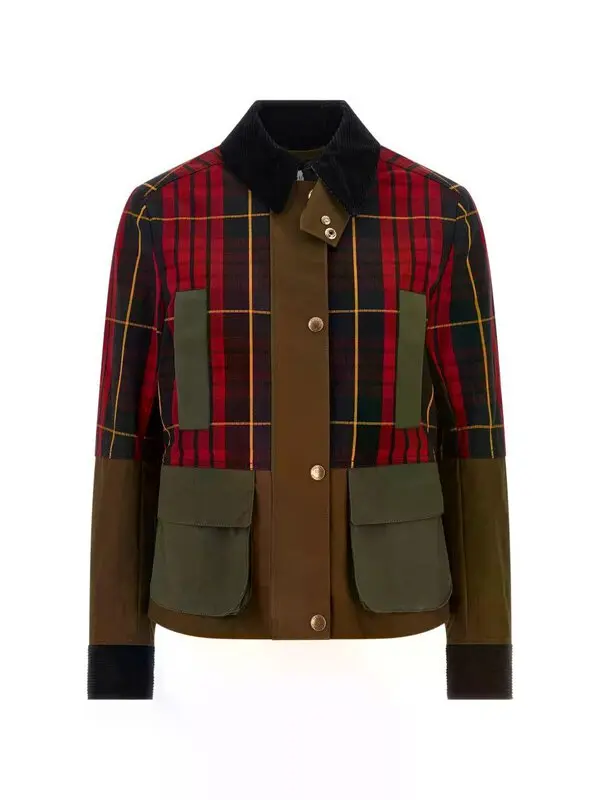 Alexander McQueen Tartan Patchwork Jacket - Brown