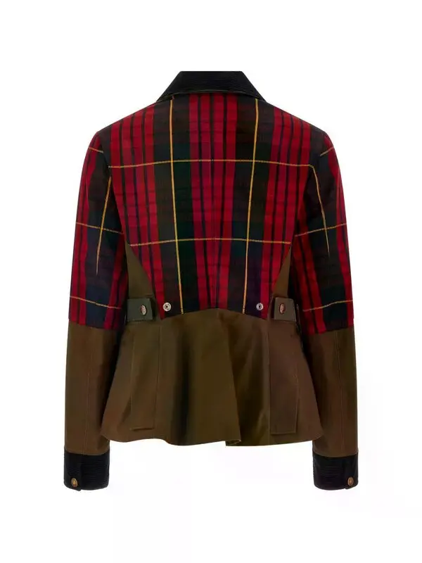 Alexander McQueen Tartan Patchwork Jacket - Brown