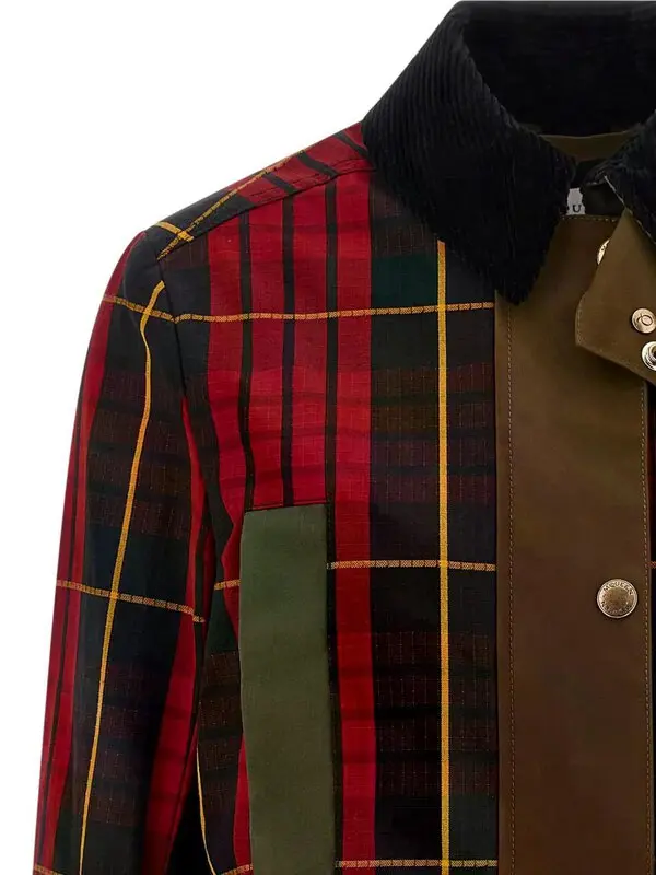 Alexander McQueen Tartan Patchwork Jacket - Brown