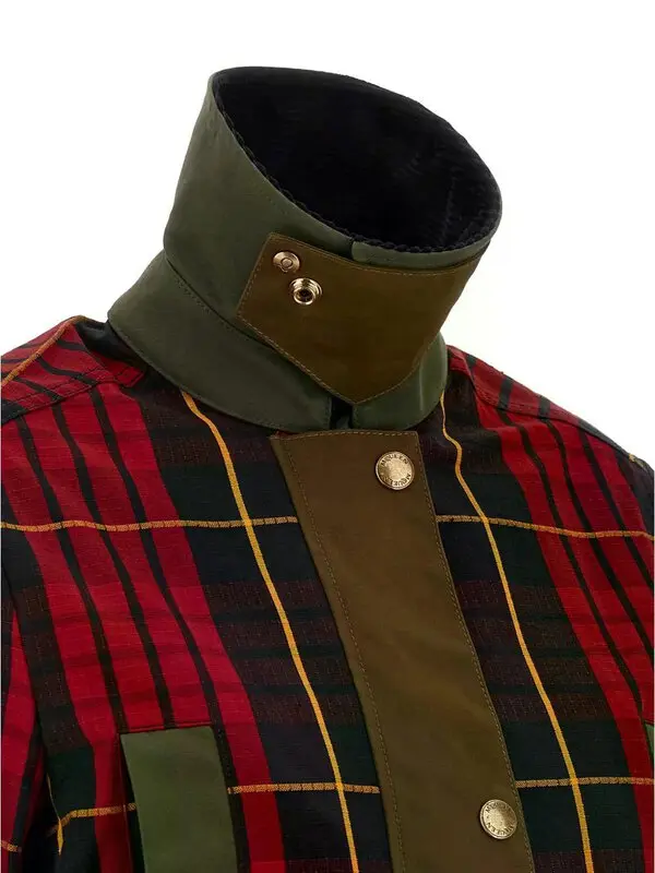 Alexander McQueen Tartan Patchwork Jacket - Brown