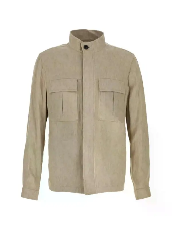Zegna Buttoned Flap-pocket Jacket