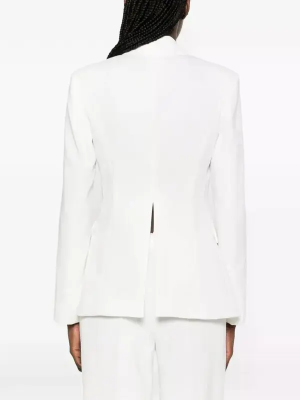 Pinko Slits Tailored Blazer - White
