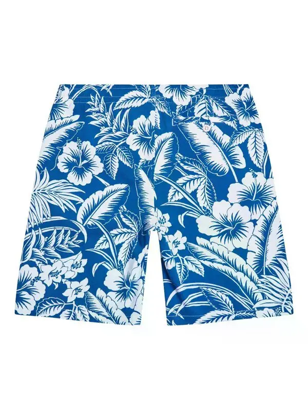 Polo Ralph Lauren Tropical-print Cotton Shorts